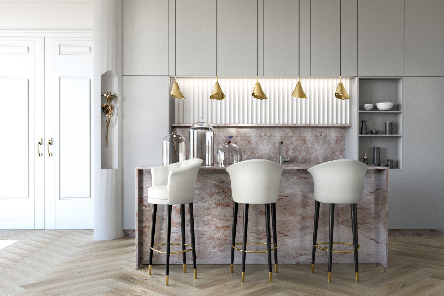 How to Style a Kitchen Coffee Bar - LHM
